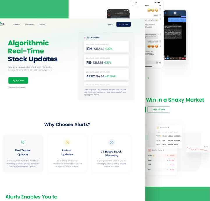 Alurts A Real time Stock Trading Financial Analysis Tool